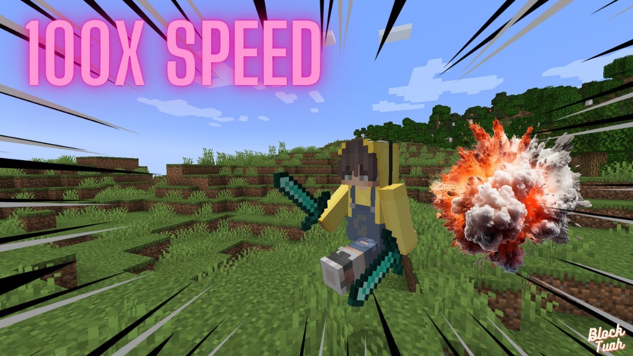 Minecraft But I Progressively Gain Speed Minecraft But Youtube