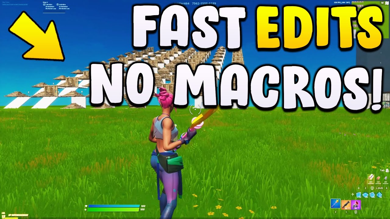 How To Edit Insanely Fast Without Macros In Fortnite Chapter 2 Season 3