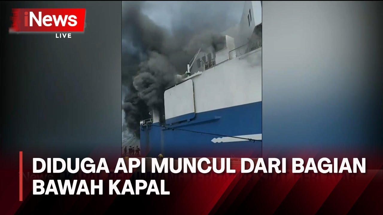 Kapal Kmp Mutiara Berkah I Terbakar Saat Berlayar Di Cilegon Banten