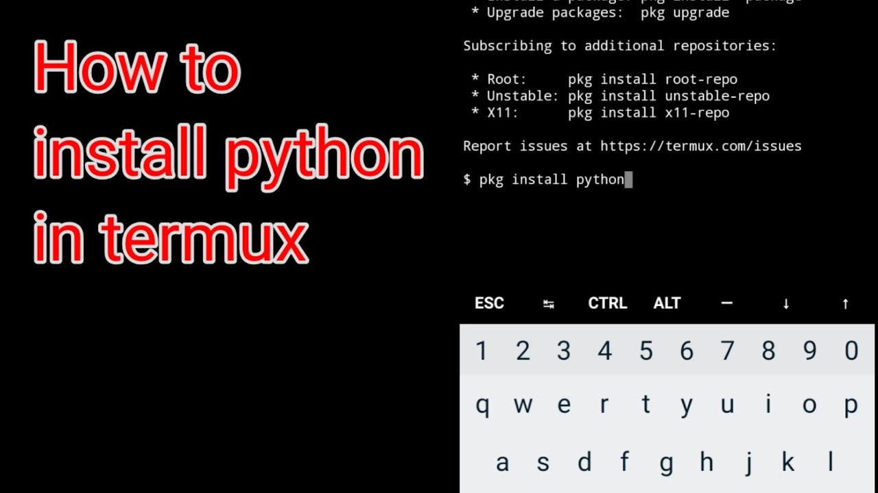 How To Install Python In Termux Termux Me Python Kese Install Kare