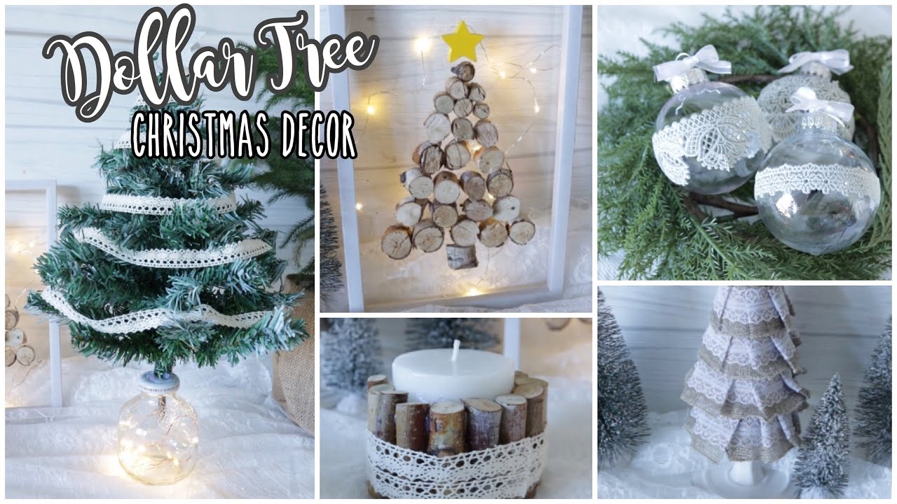 Dollar Tree Diy Christmas Decor Youtube