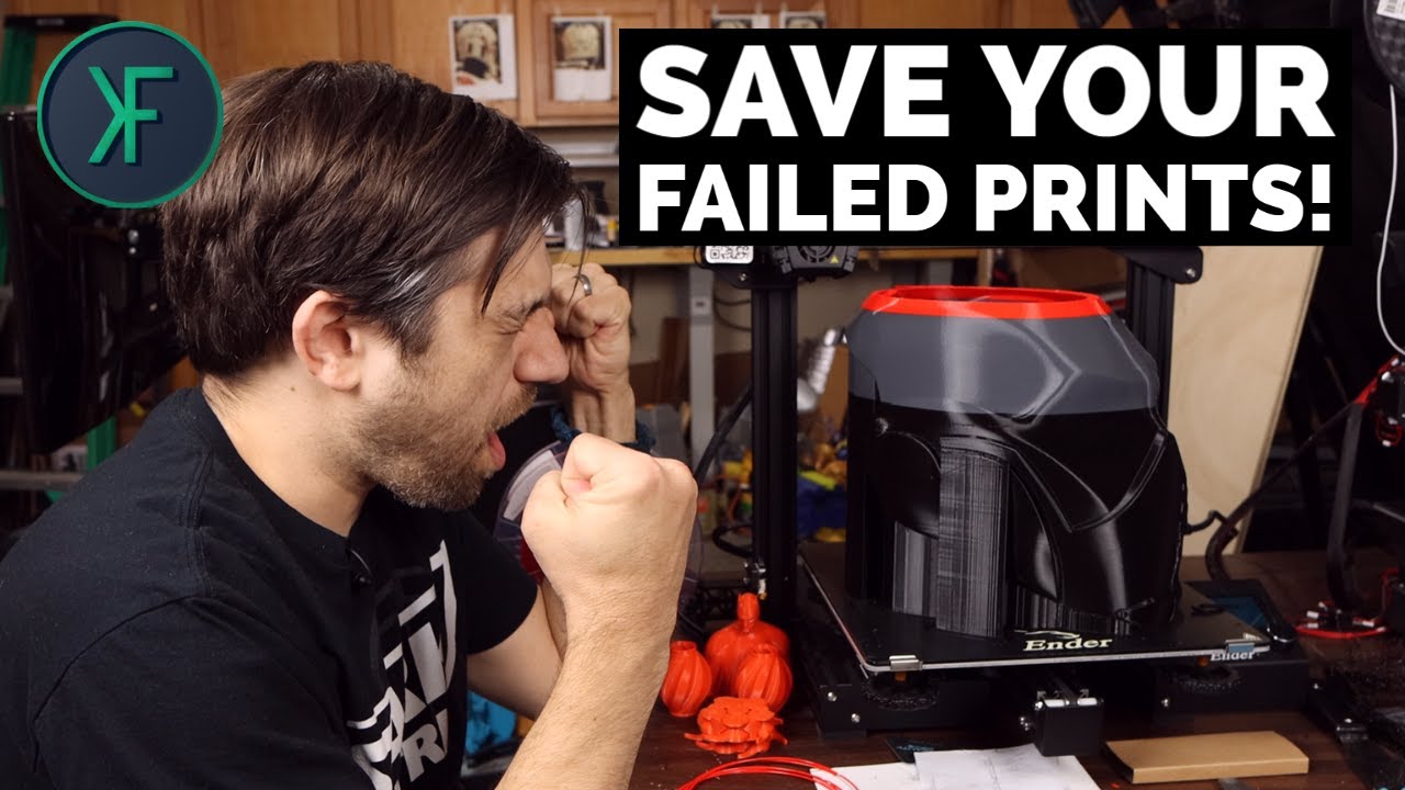 How To Recover Failed 3d Prints Youtube