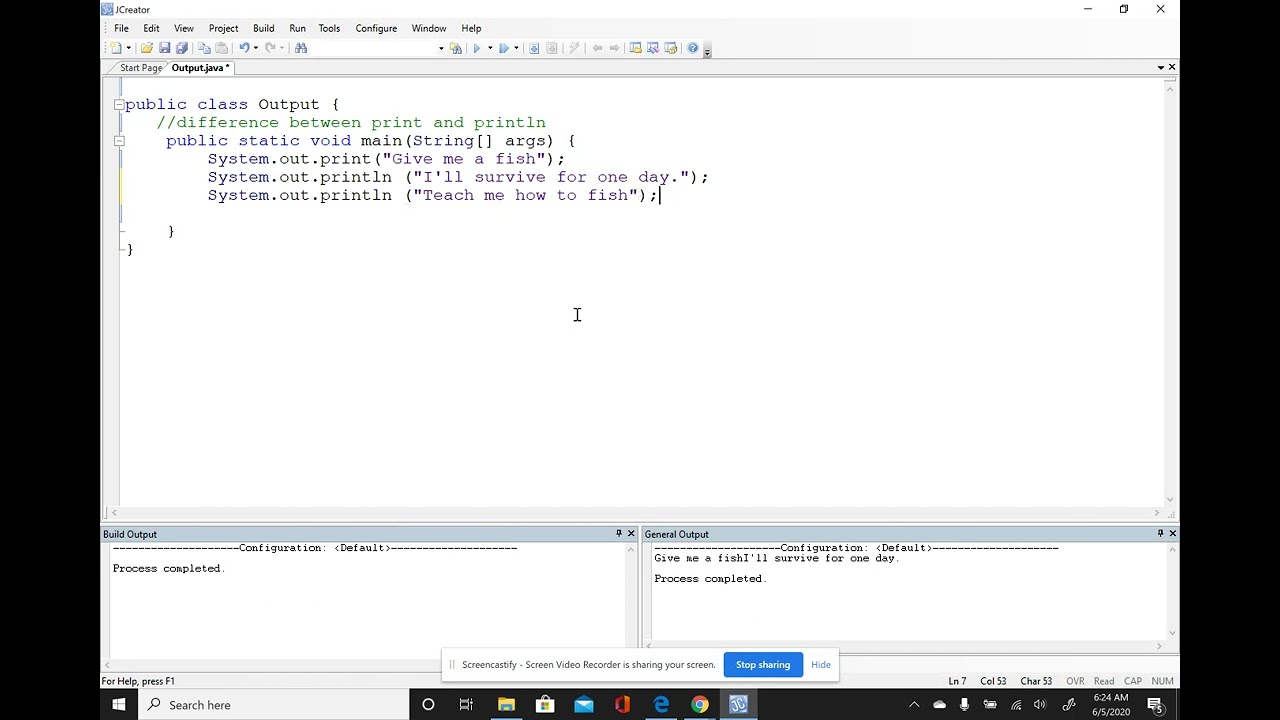 Print Vs Println Youtube