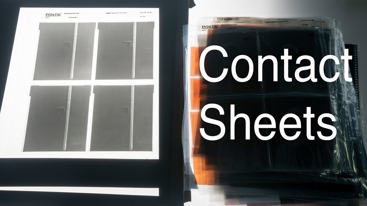 How To Make Digital Contact Sheets Youtube