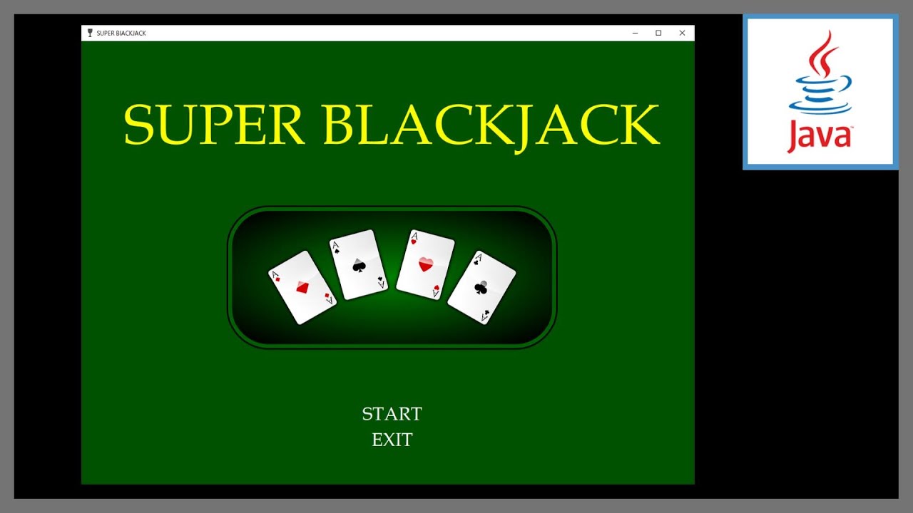 Java Blackjack With Source Code Youtube