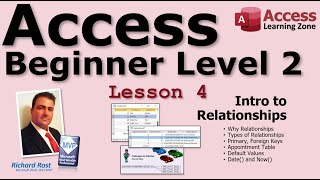 Microsoft Access Beginner 2 Lesson 04 Intro To Relationships Primary ...