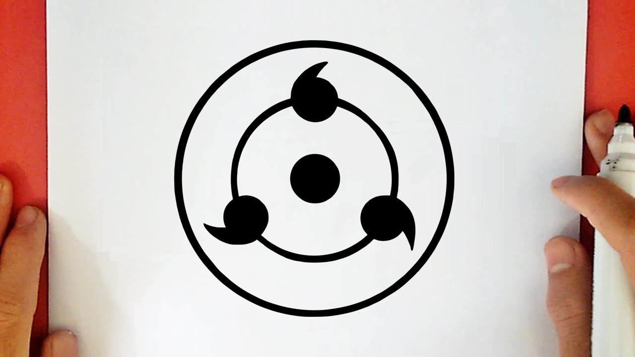 How To Draw The Sharingan Youtube