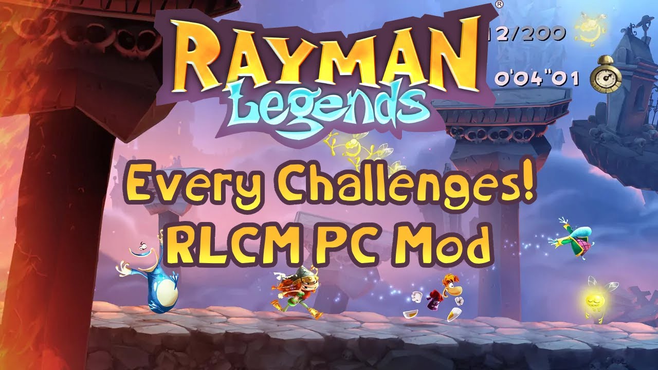 Rayman Legends Playing Every Challenges On Pc Rlcm Mod 3 1 0 Youtube