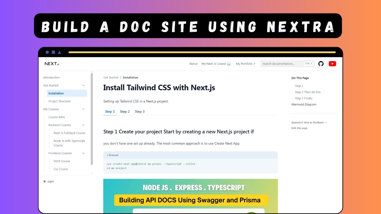 Build A Pro Documentation Site With Nextra A Step By Step Tutorial