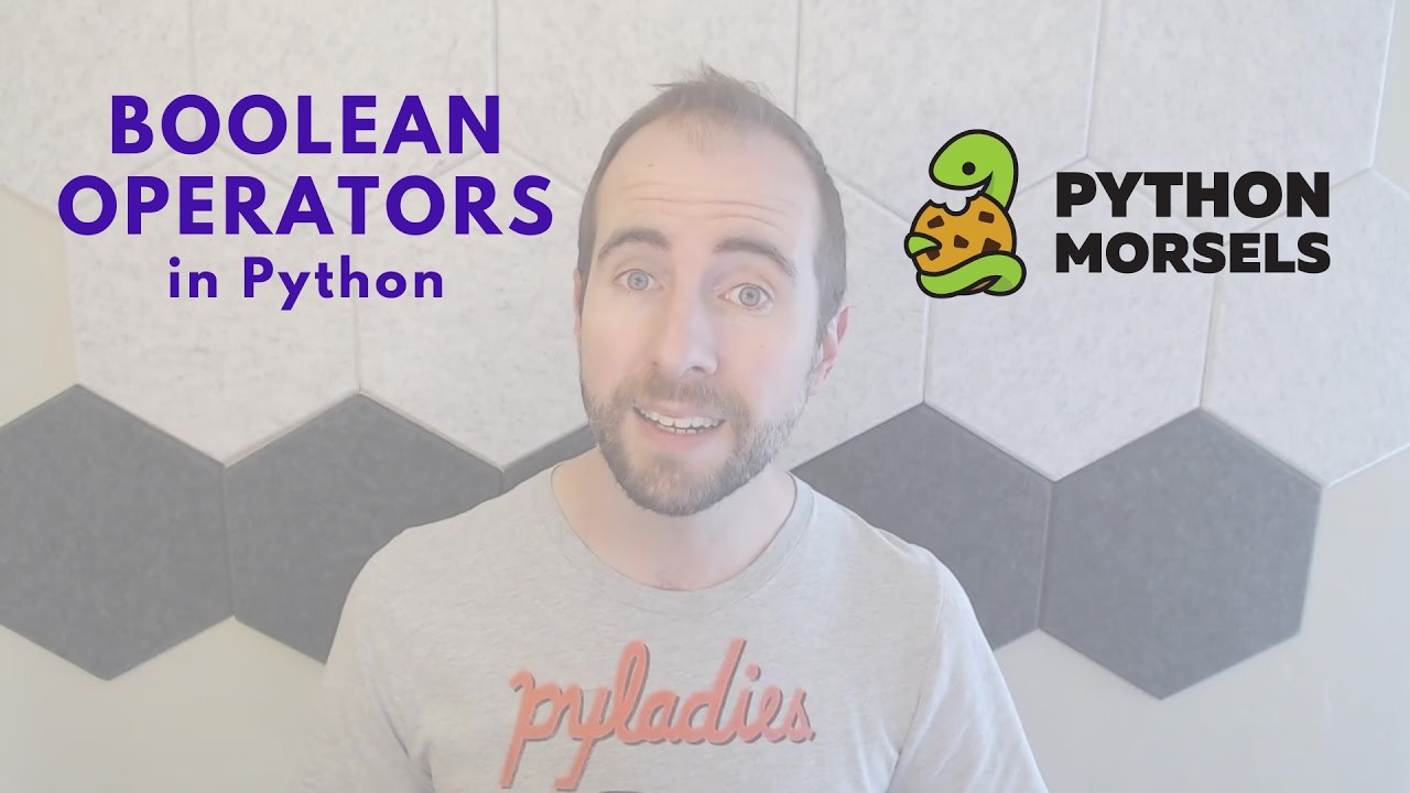 Boolean Operators In Python Youtube