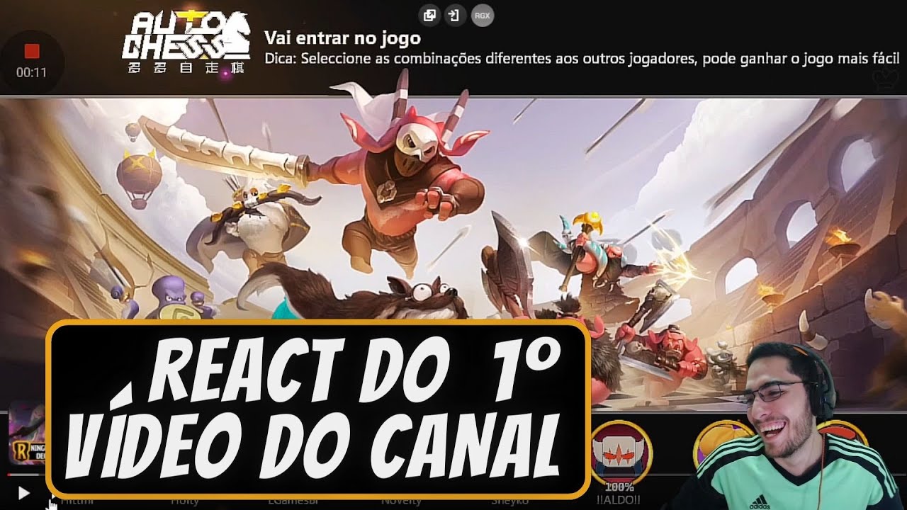 Primeiro Vídeo Do Canal React Youtube