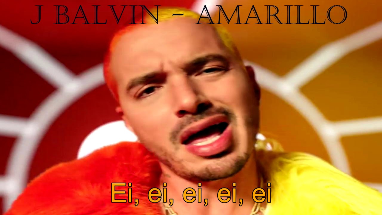 J Balvin Amarillo Letra Traduzida Português Br Youtube
