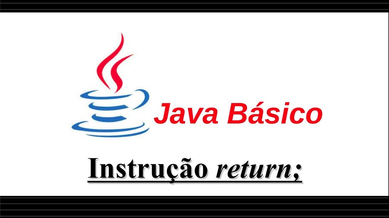Java Básico Instrução Return Youtube