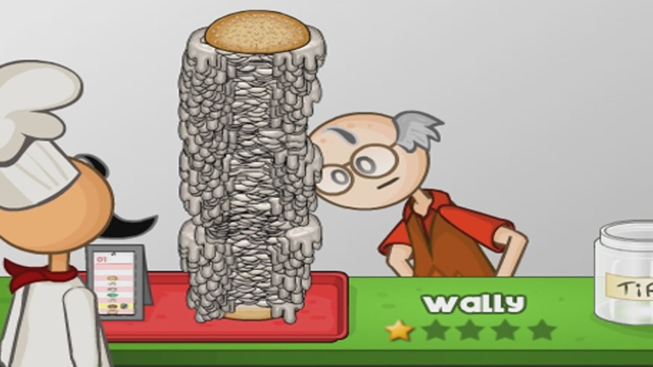 Serving Wally His Last Mayo Burger Ever On Papa S Burgeria Youtube