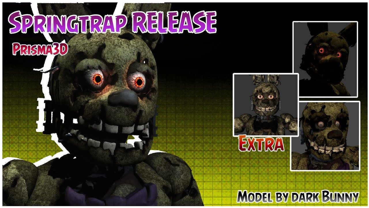 Fnaf P3d Springtrap Release Youtube