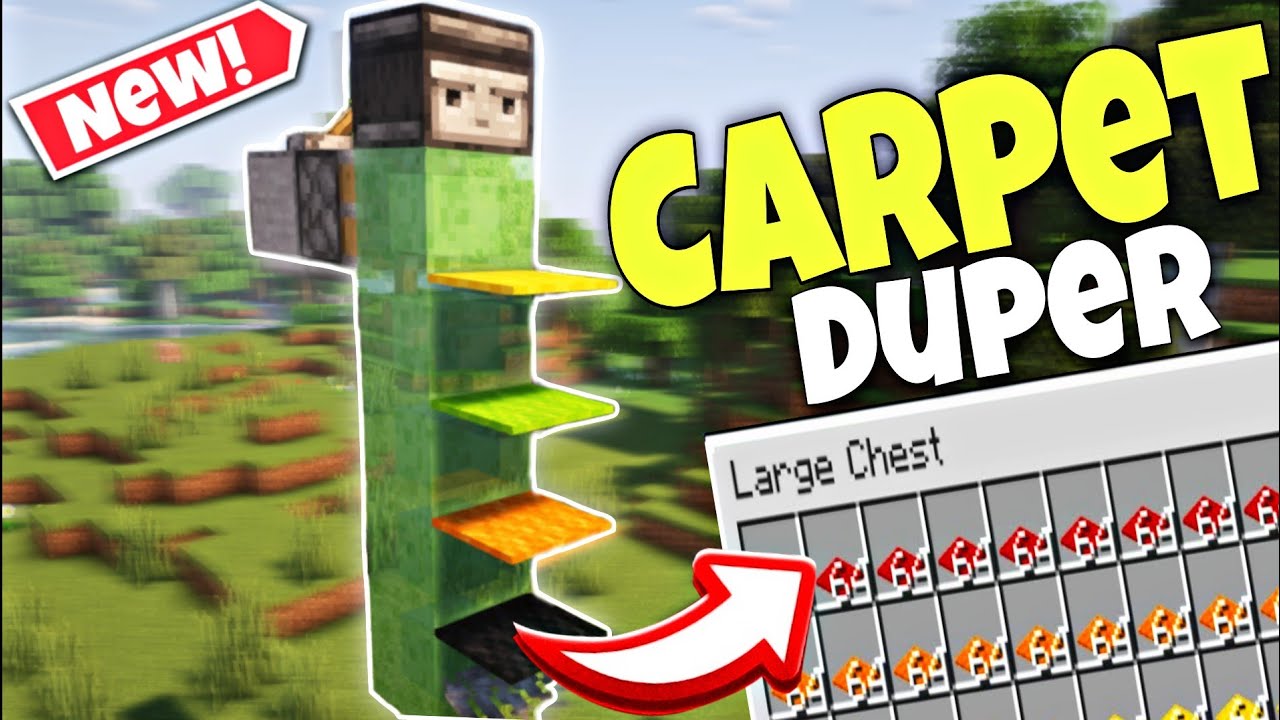Minecraft 1 21 Fastest Unlimited Carpet Duplicator Glitch Farm