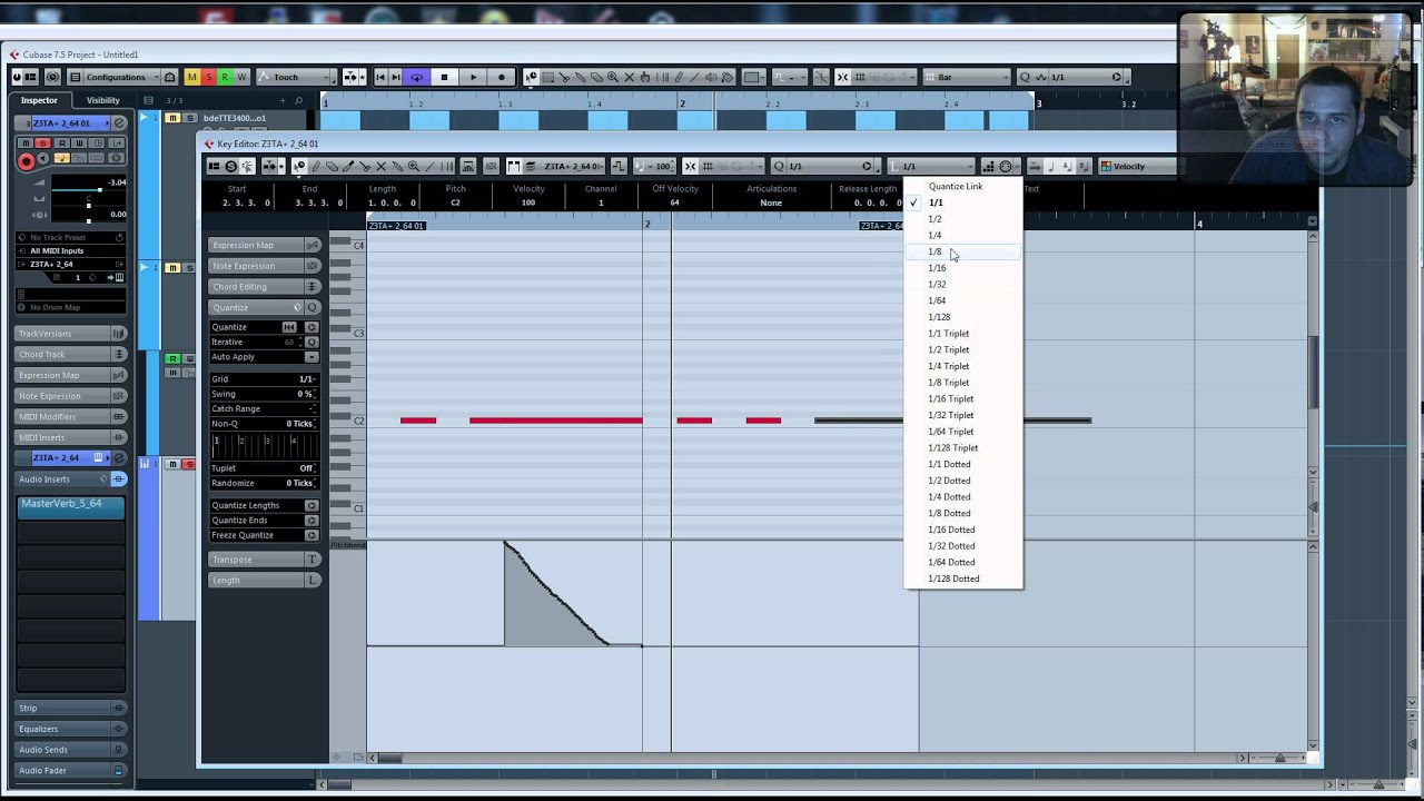 Type Zero 101 Midi Pitchbend And Velocity Youtube