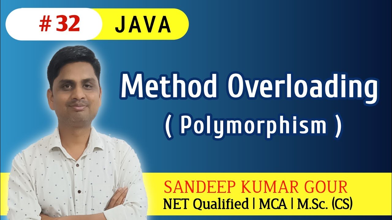 Method Overloading In Java Polymorphism In Java Youtube
