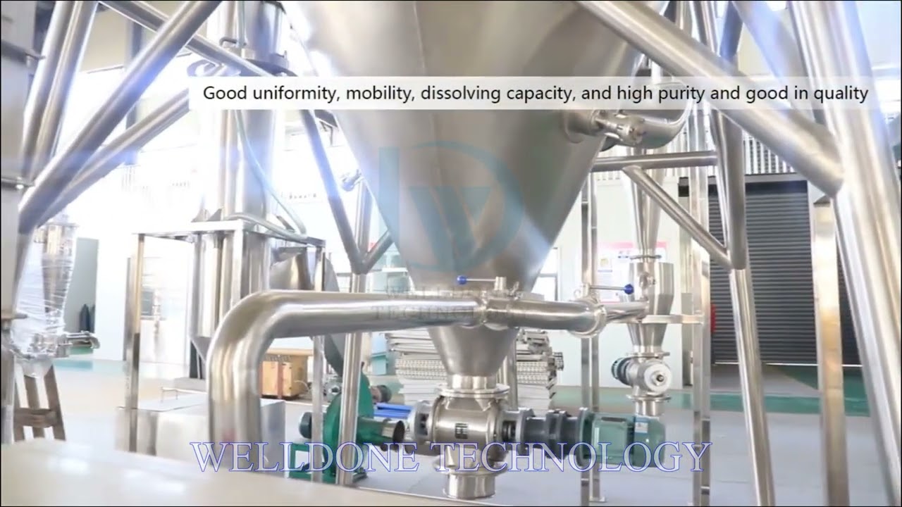Energy Saving High Efficiency Spray Dryer Machine For Food