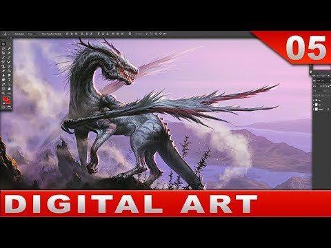 Dragon Digital Art Painting Tutorial Animal Anatomy Youtube