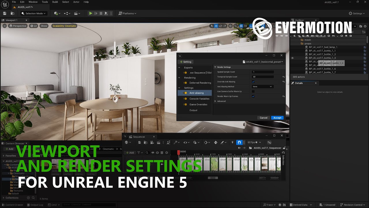 Manage Rendering And Viewport Quality In Unreal Engine 5 Tutorial