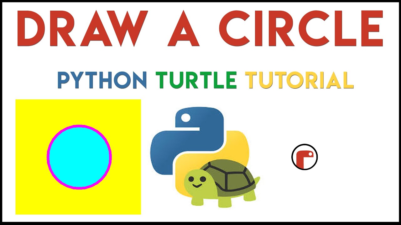 Python Turtle Code A Circle Tutorial Youtube