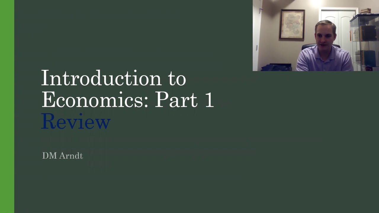 Economics Review Part 1 Youtube