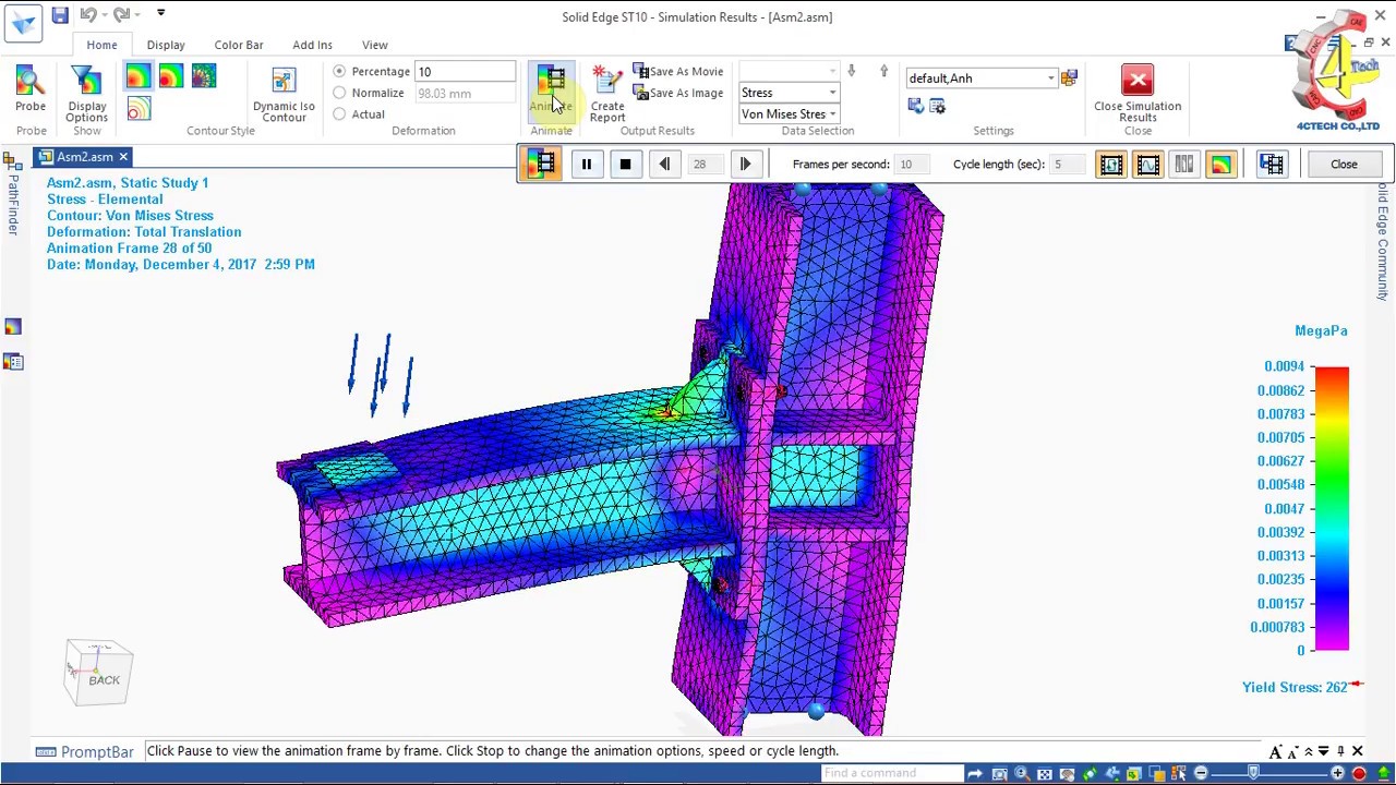 Solid Edge Simulation Youtube