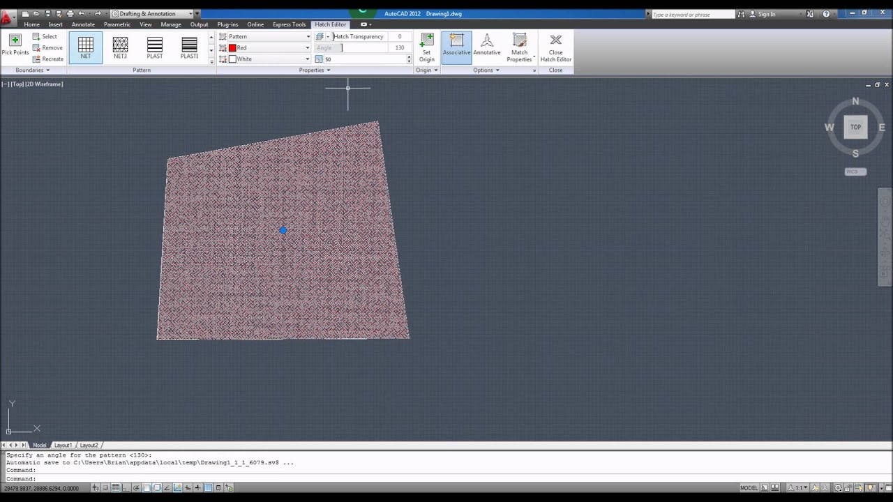 Autocad Tutorial Basico Starter 03 Hatch Youtube
