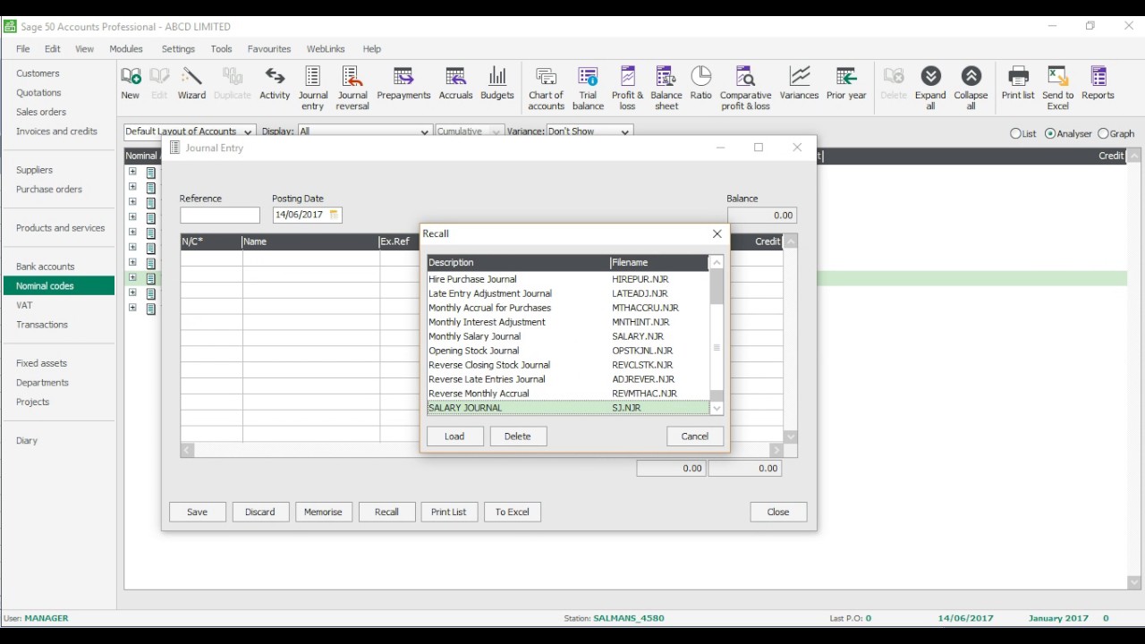 Sage 50 Journal Template At Charles Blackshear Blog