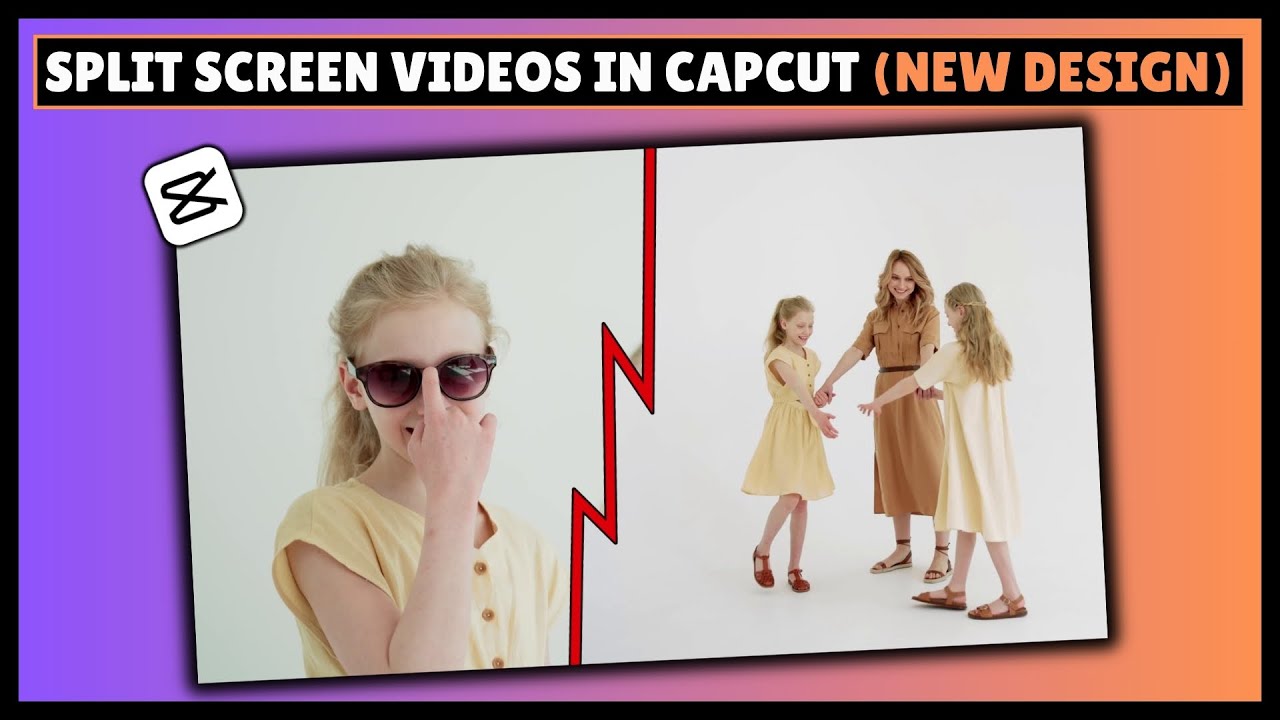 Create Split Screen New Design Capcut Pc Tutorial Youtube