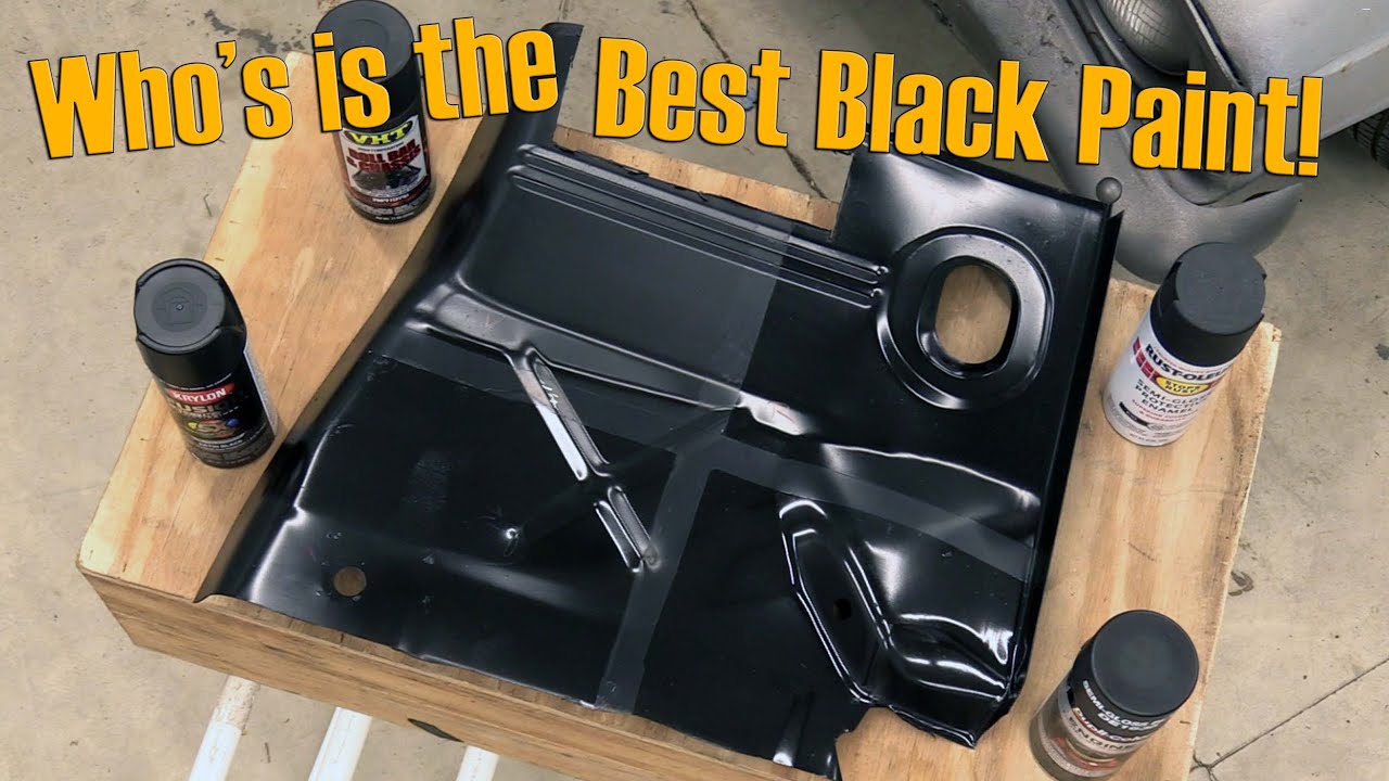 Matte Black Vs Satin Black Spray Paint At Marisela Warren Blog