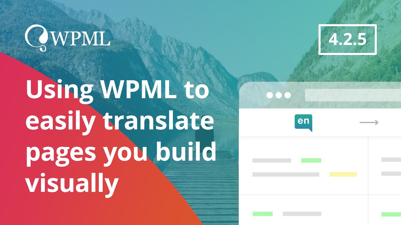 Using Wpml To Easily Translate Pages You Build Visually Youtube