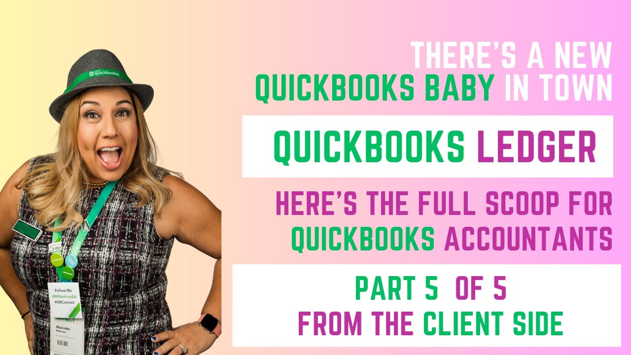 Quickbooks Ledger From The Client Side Youtube