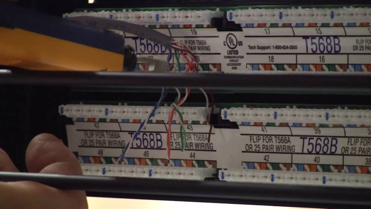 Patch Panel Wiring Youtube