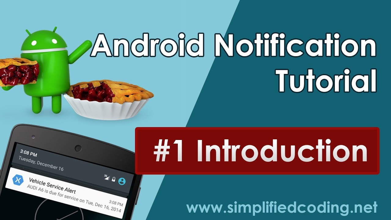 1 Android Notification Tutorial Introduction Youtube