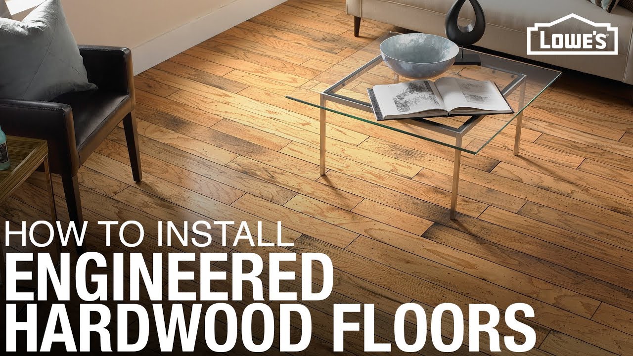 3 Methods For How To Install Engineered Hardwood Flooring Youtube