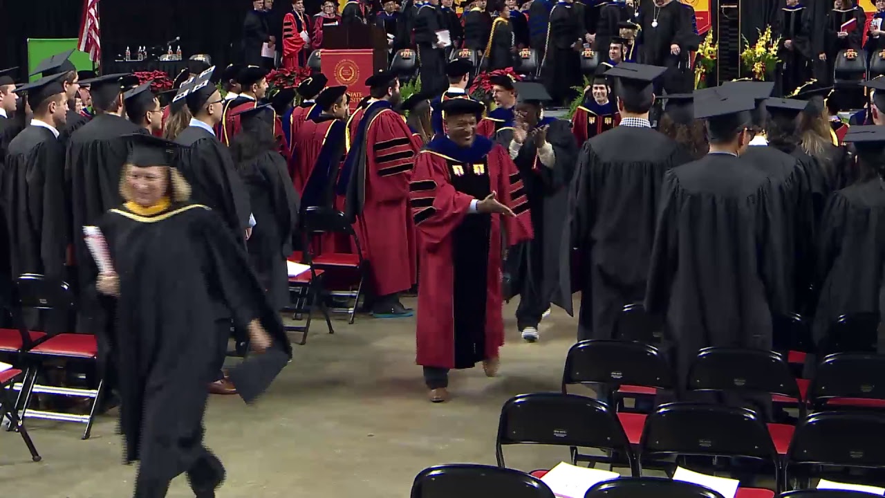 Iowa State Fall 2017 Graduate Commencement Youtube