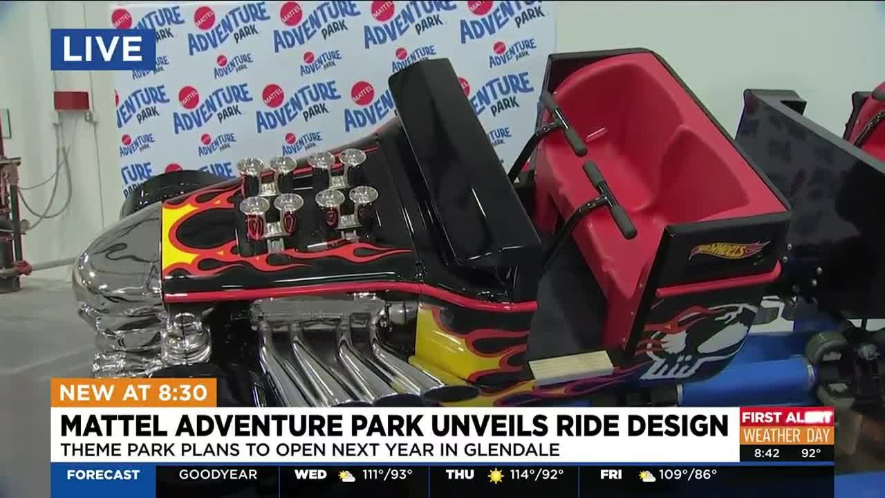 Mattel Adventure Park In Glendale Unveils Ride Design Youtube