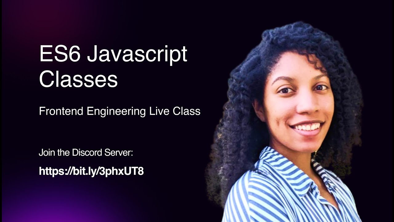 Es6 Javascript Classes Youtube