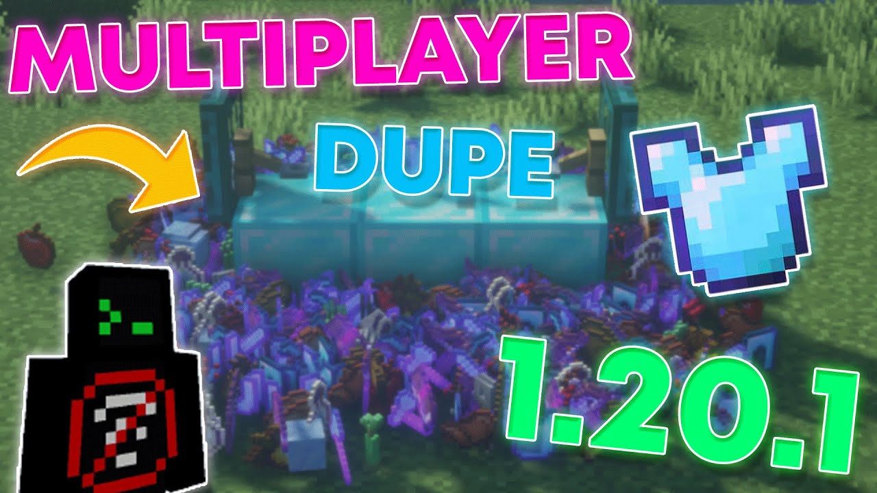 Minecraft 1 20 1 Multiplayer Dupe Infinite Emerald Diamond Armor