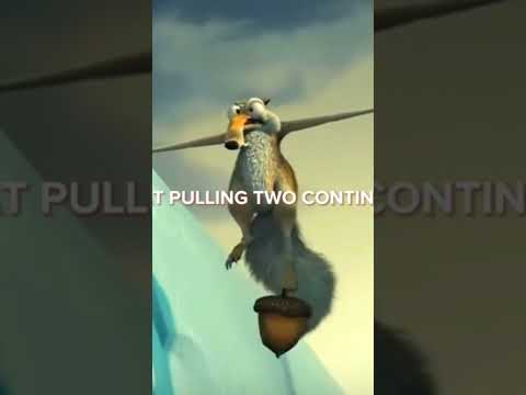 Scrat Pulling Two Continents рџґ Shorts Youtube