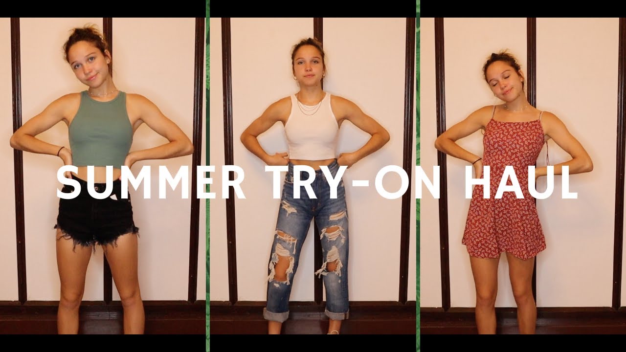 Summer Try On Clothing Haul Youtube