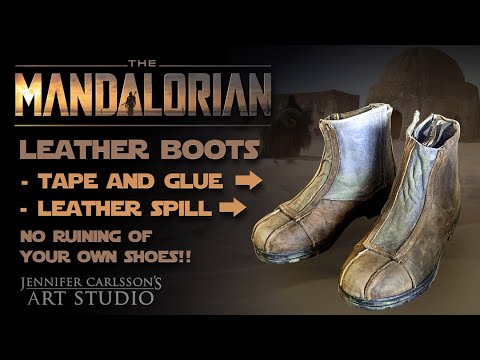Mandalorian Cosplay How To Make Din Djarin Boots Without Ruining