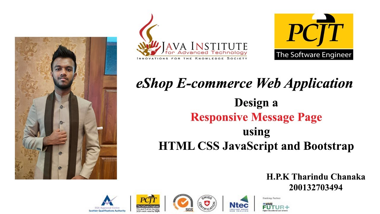 Web Project Task 34 1st Year Semester 1 Java Institute Youtube