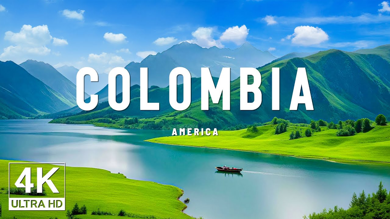 Colombia 4k Relaxing Music With Beautiful Natural Landscapes For