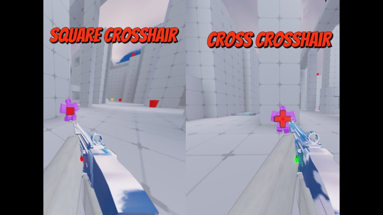 The Best Crosshairs To Use In Roblox Rivals Youtube