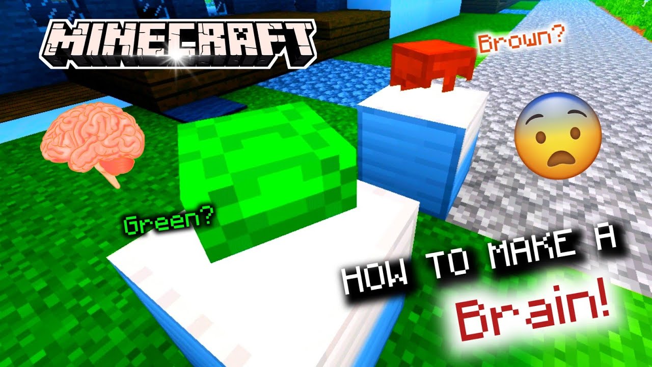 How To Make A Brain In Minecraft ёязаёядп Yikes Tutorial Gameplay