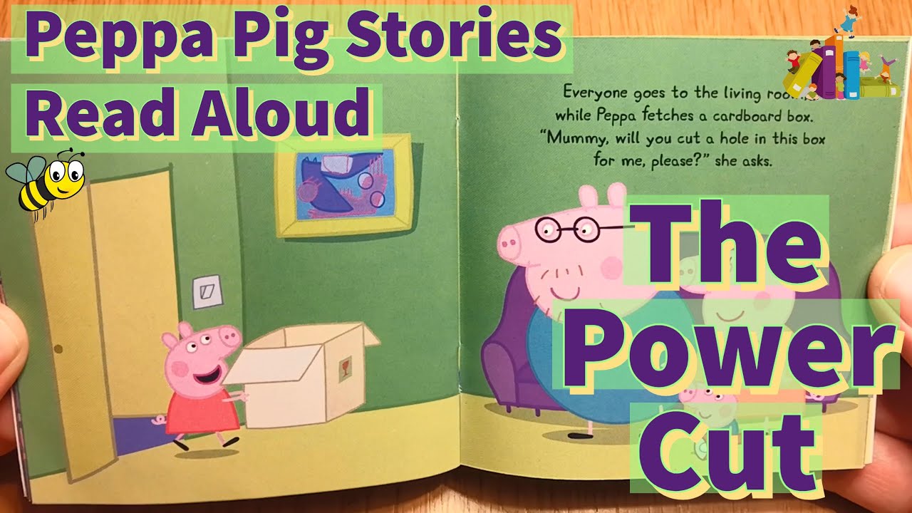The Power Cut Peppa Pig Story Books Read Aloud Youtube
