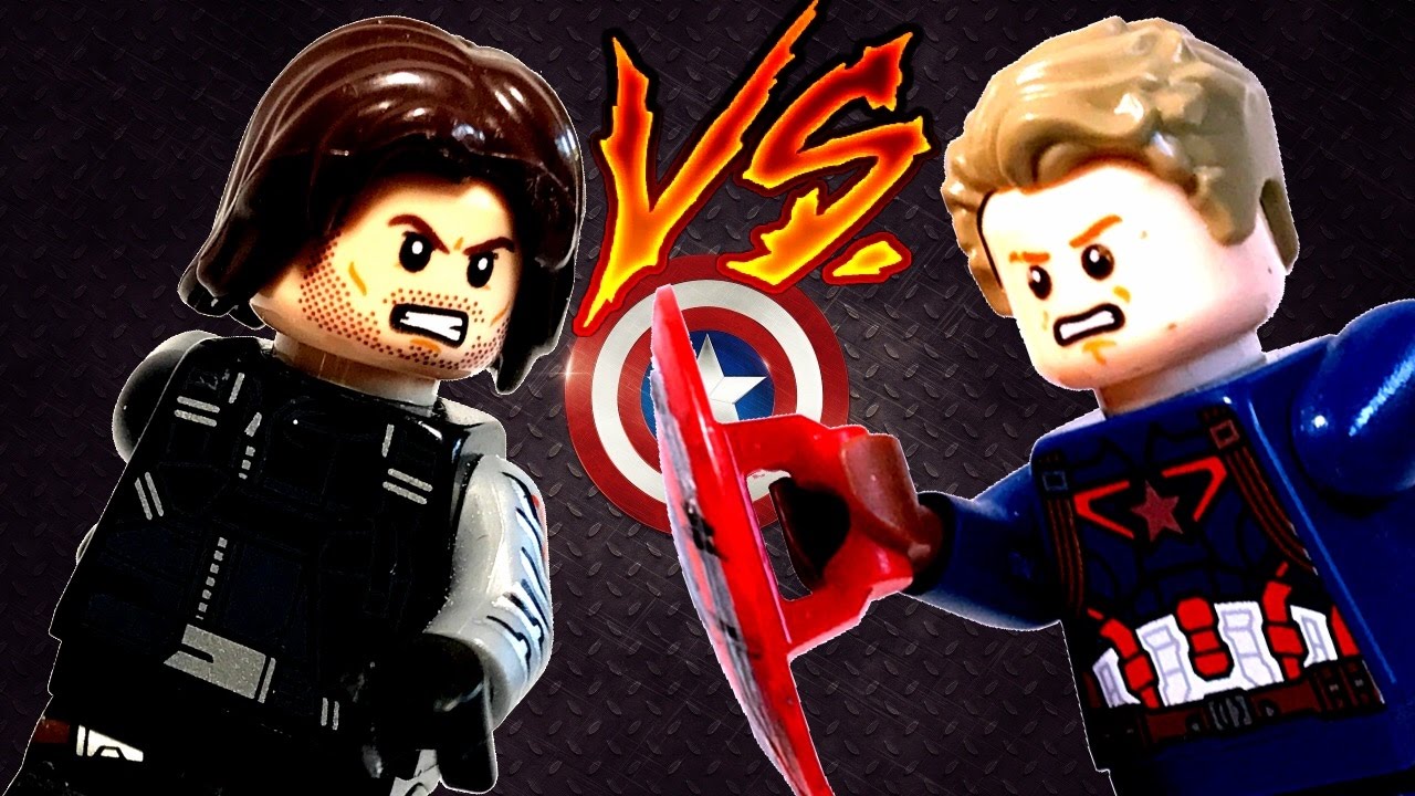 Lego Captain America Vs Winter Soldier Youtube